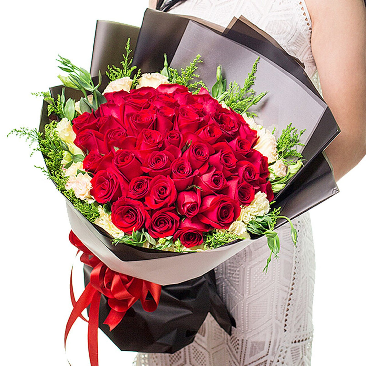33 red roses to Beijing/Shanghai/Shenezhen/Guangzhou of China – SammyGift